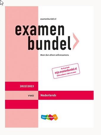 Examenbundel vwo Nederlands 2022/2023 | 9789006639827 | Tweedehands